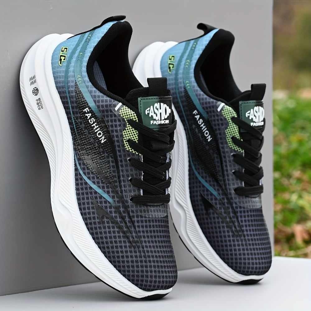 Men's Breathable Mesh Sneakers - Lightweight & Comfortable Running ...