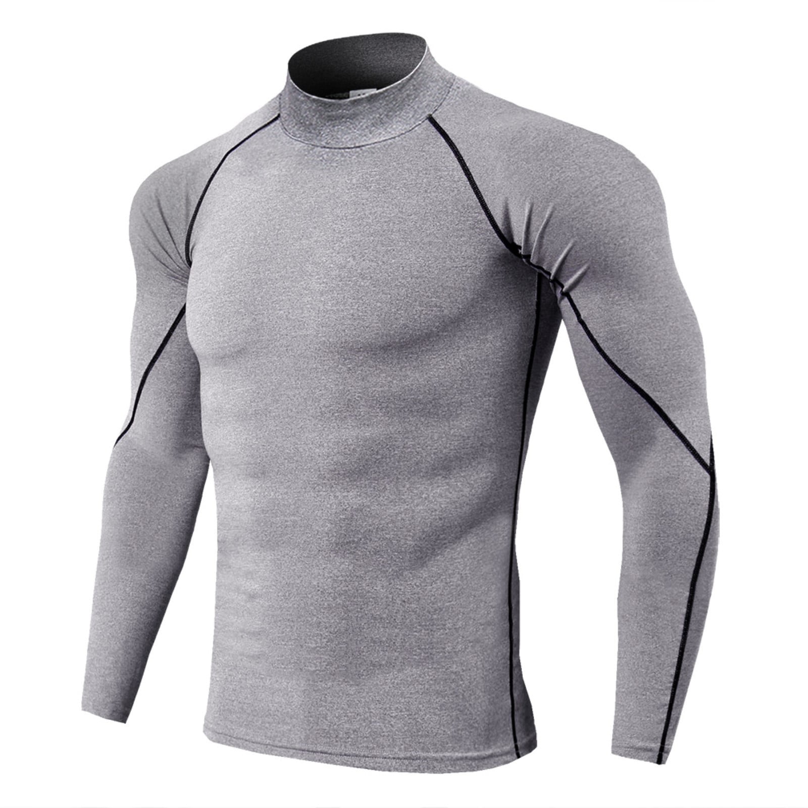 Men's Breathable Sports Base Layer Top - Long Sleeve, Quick-Drying ...