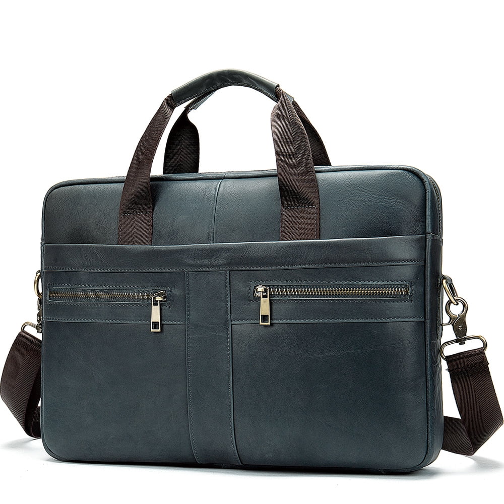 Men's Briefcases Men's Bags Genuine Leather Handbag for Men Laptop Bag ...
