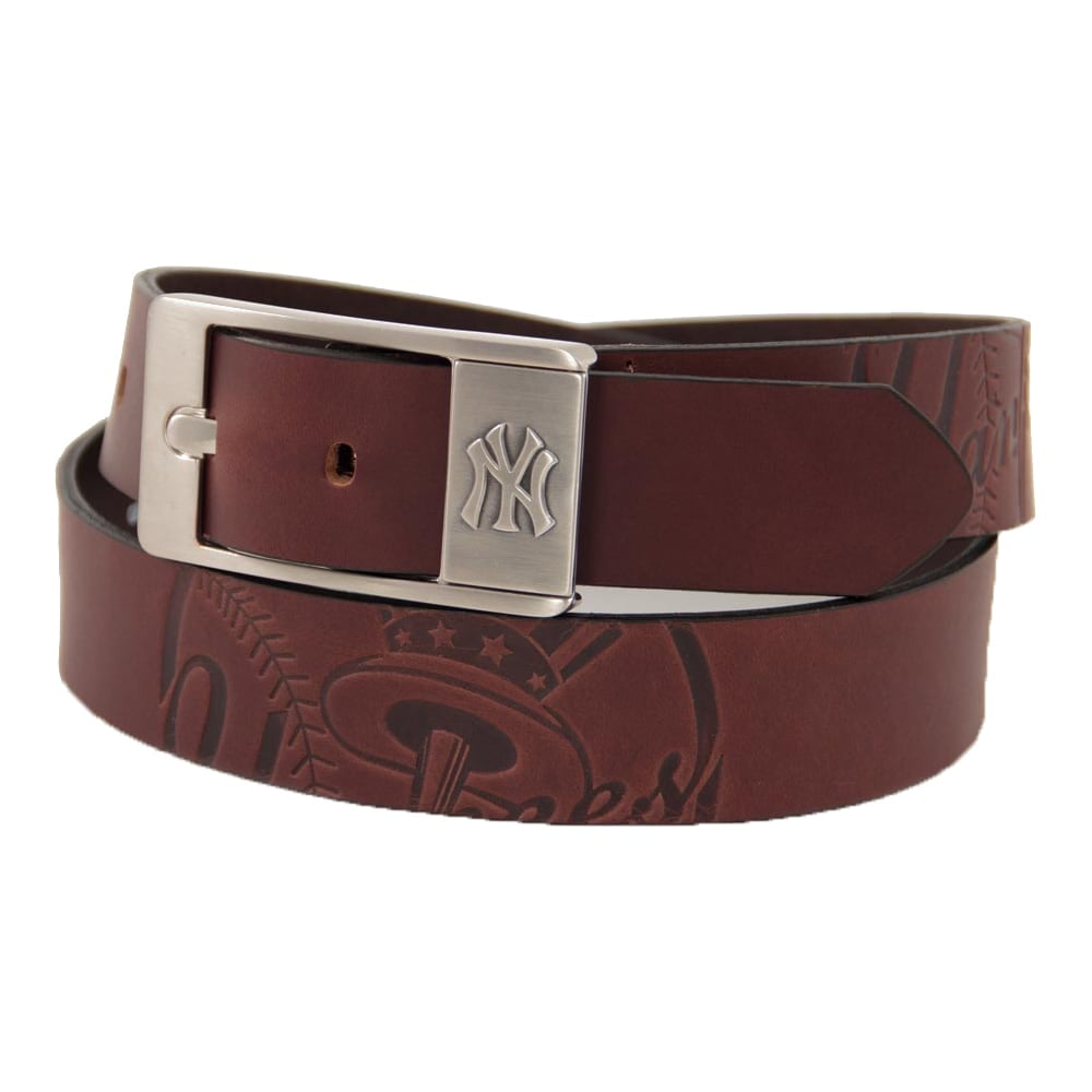 New York Yankees Brandish Leather Belt - Walmart.com