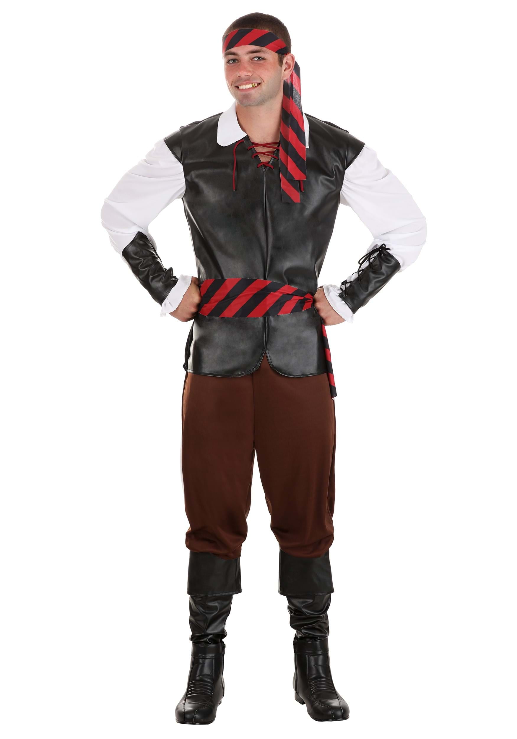 Men's Budget Pirate Costume - Walmart.com