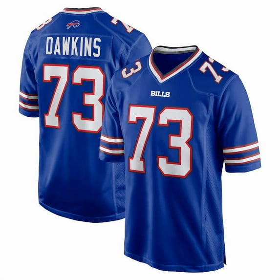 Men's Buffalo Dawkins 73 Royal Sports Player Game Stitched Name Number ...