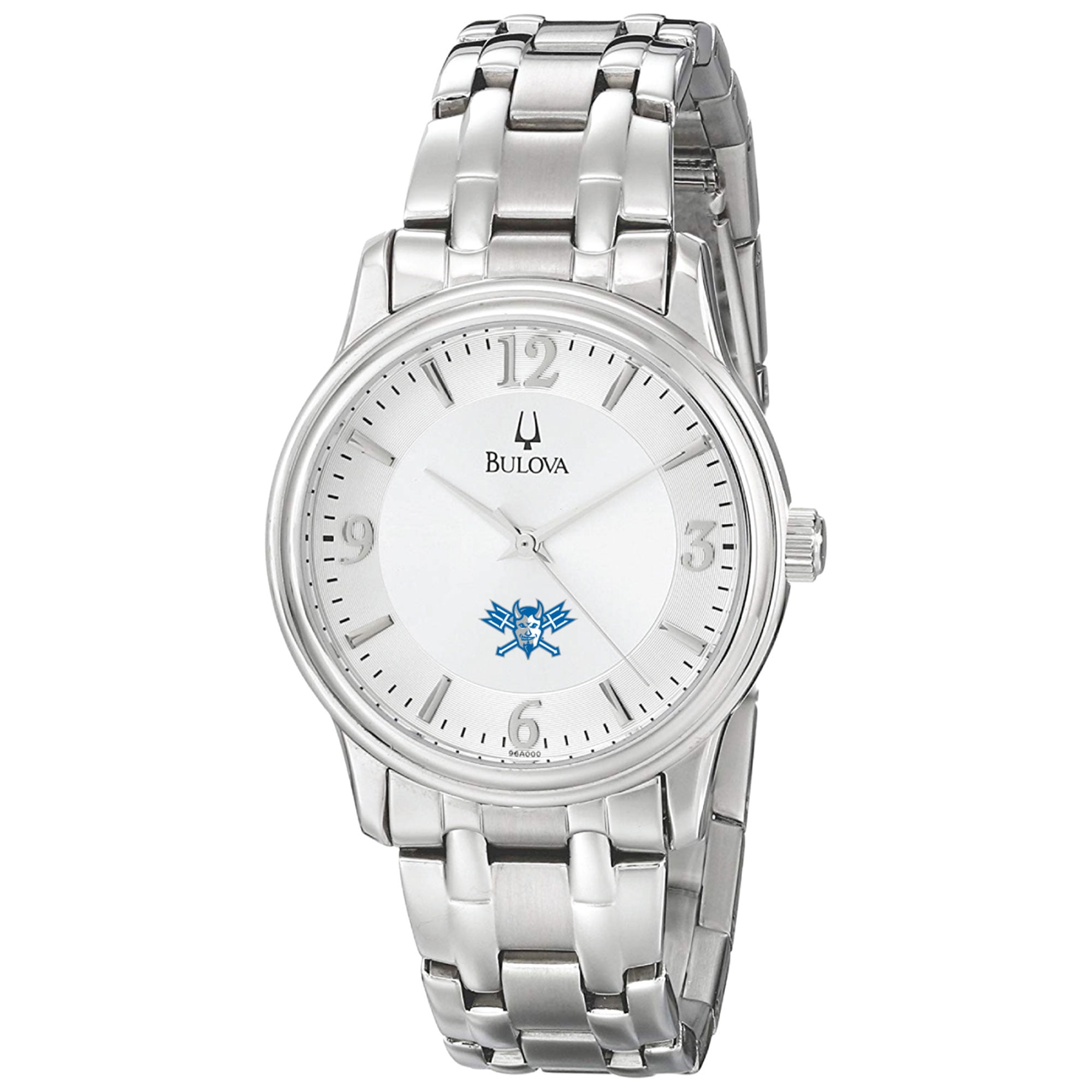 Men's Bulova Silver Lawrence Technological University Blue Devils ...