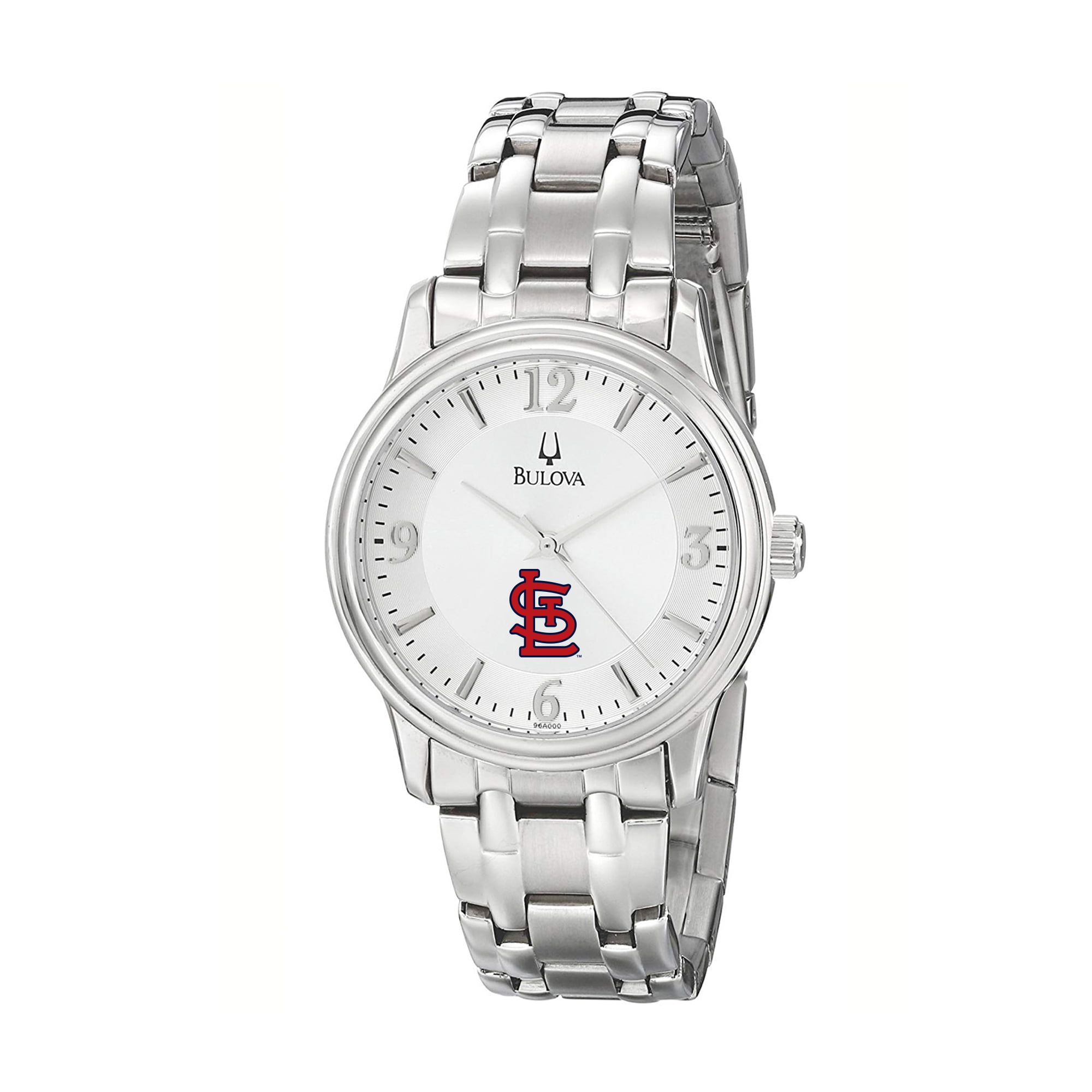 Men's Bulova Silver St. Louis Cardinals Stainless Steel Watch - Walmart.com