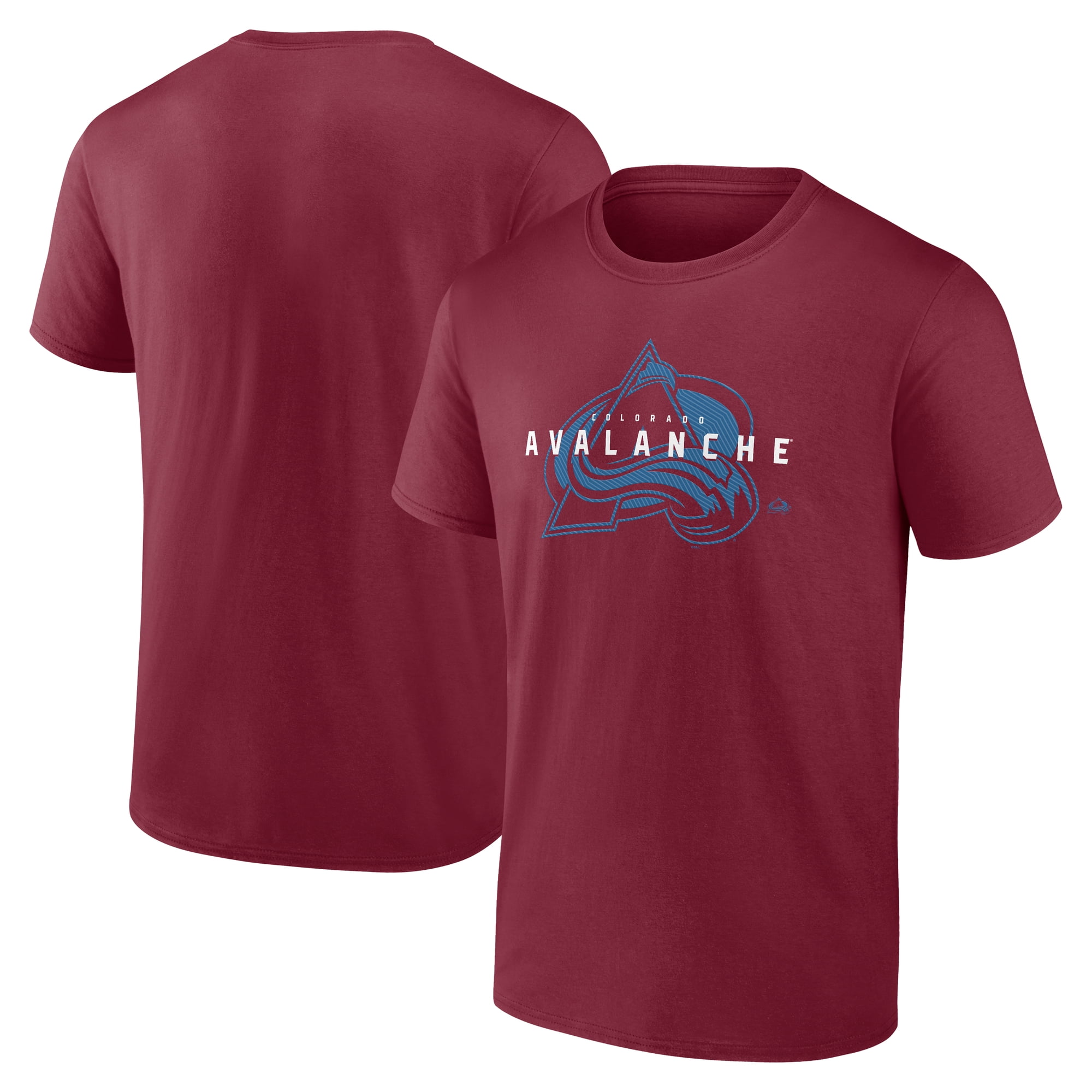 Men's Burgundy Colorado Avalanche Coordinate T-Shirt - Walmart.com