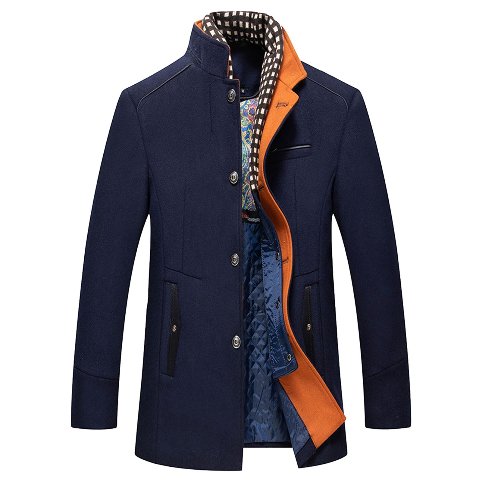 Men's Business Casual Anorak Coat Lightweight Water- Jacket with ...