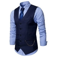 Men's Satin Backless Vest & Bow Tie Set - White - Walmart.com