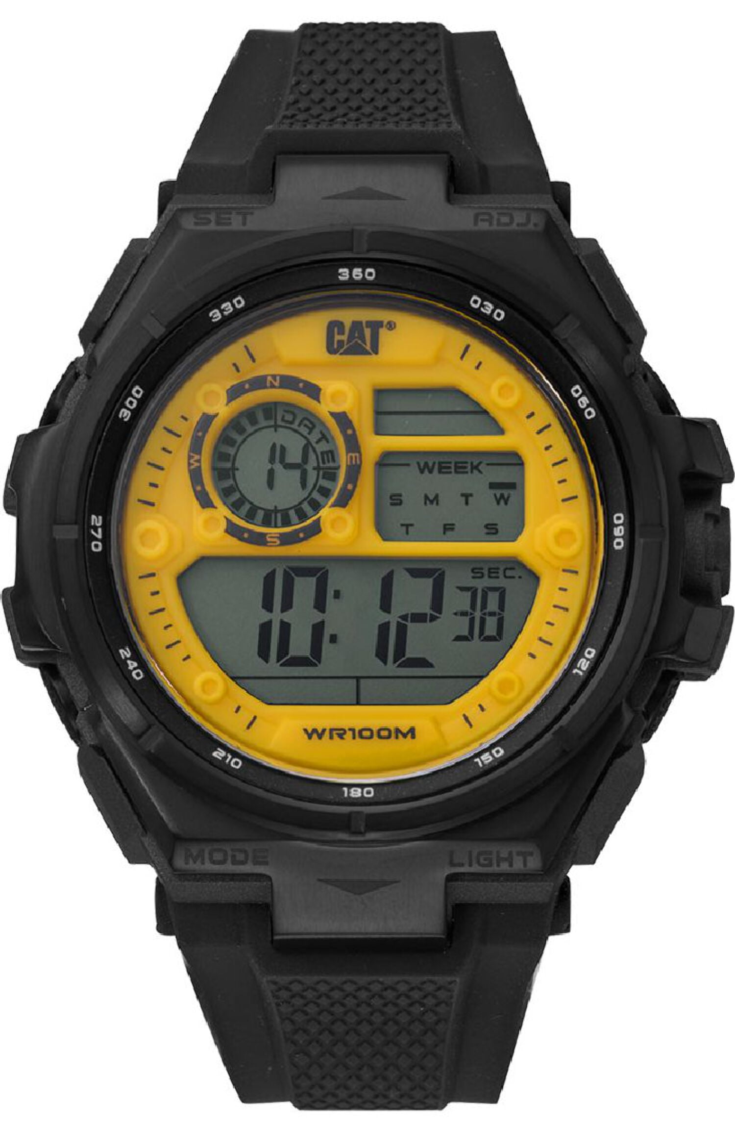 Men's CAT Hybrid Caterpillar Black Chronograph Digital Watch OD16721741 ...