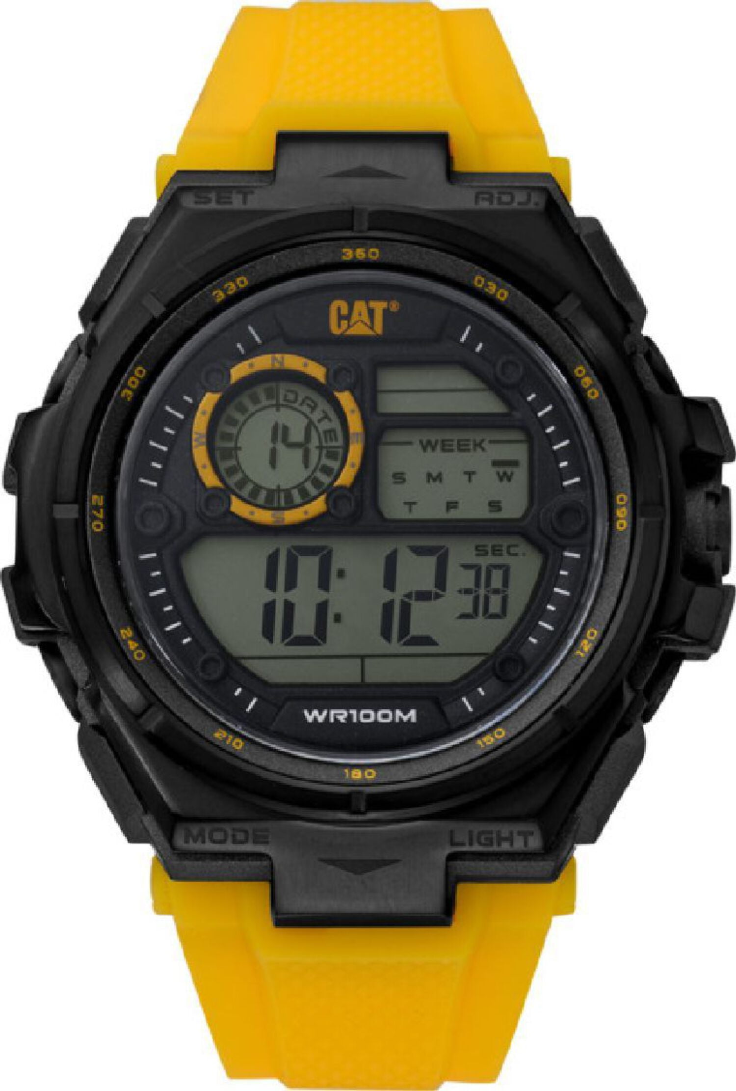 Men's CAT Hybrid Caterpillar Black Chronograph Digital Watch OD16727147 ...
