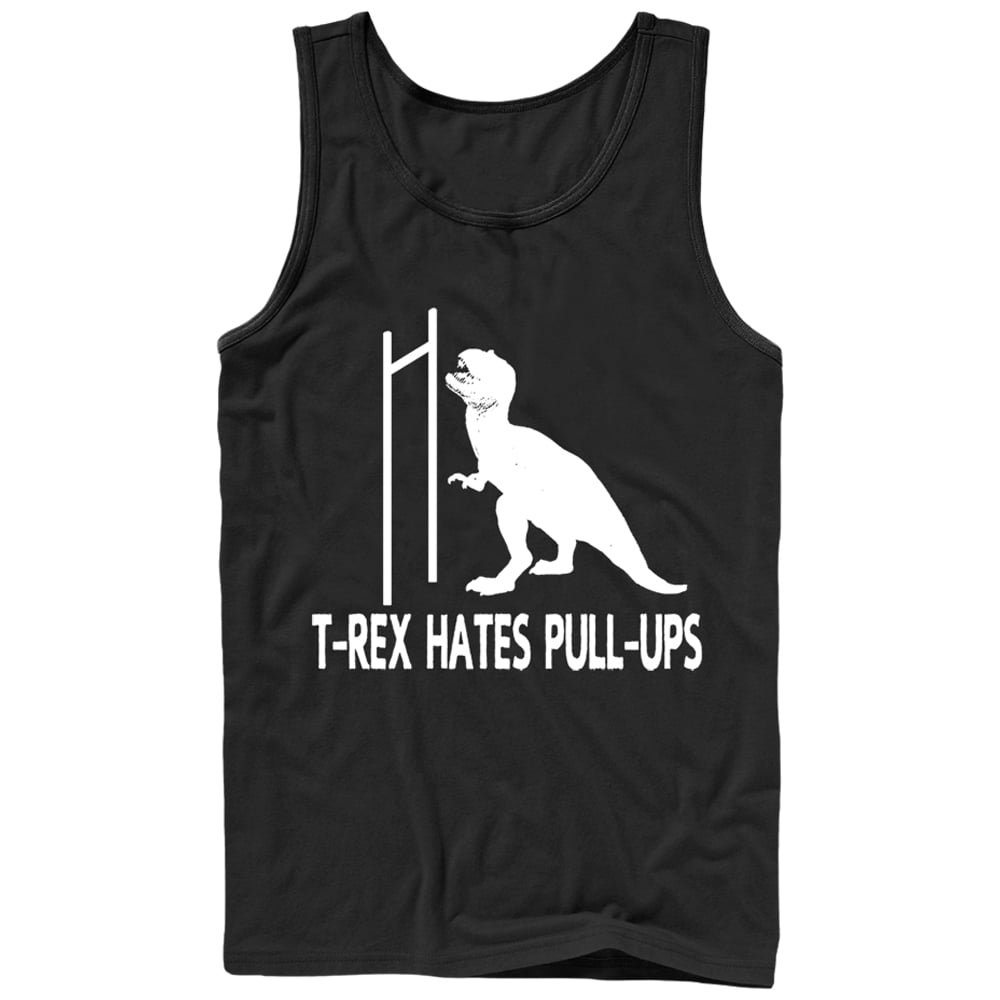 Men's CHIN UP T-Rex Pull-Ups Tank Top Black Large - Walmart.com