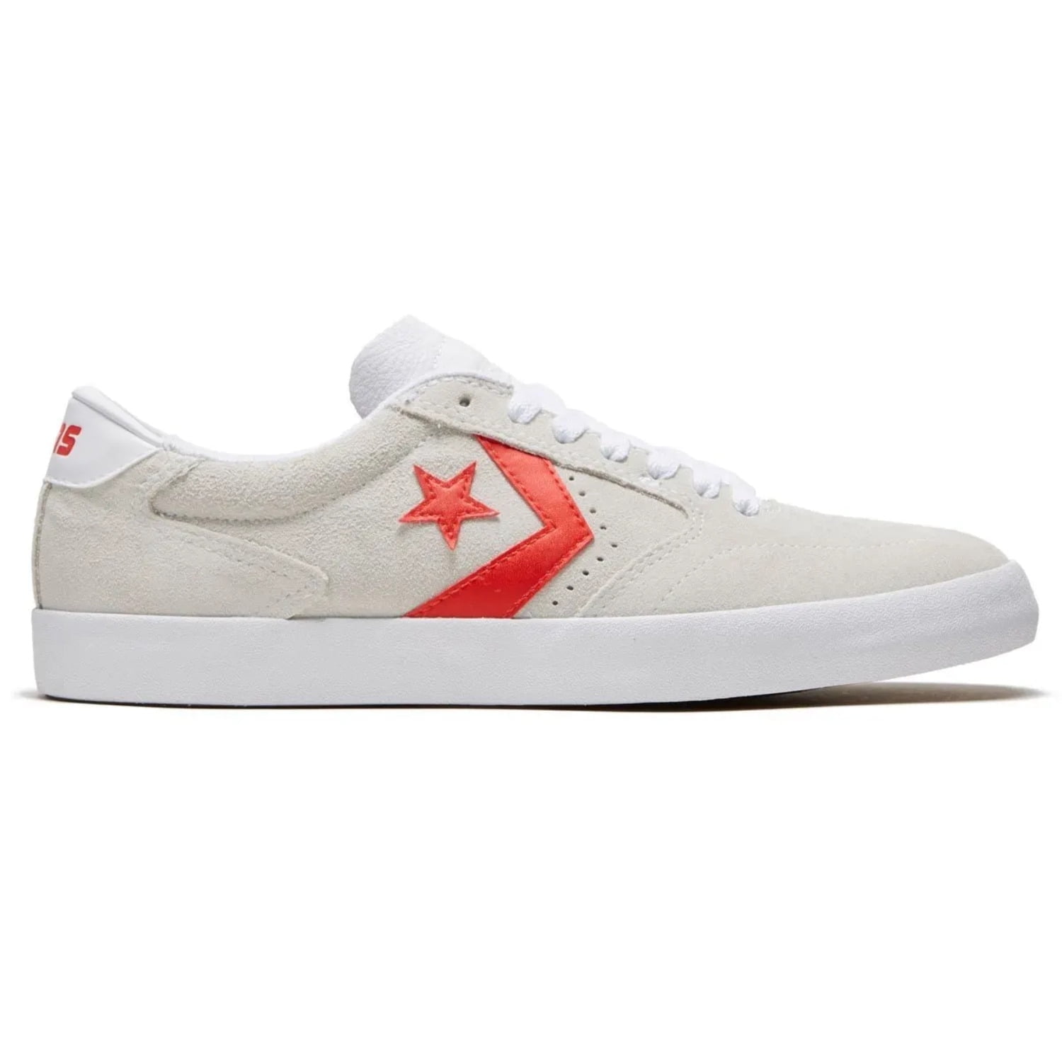 Men's CONVERSE CONS CHECKPOINT PRO OX (WHITE/HABANERO RED/WHITE ...