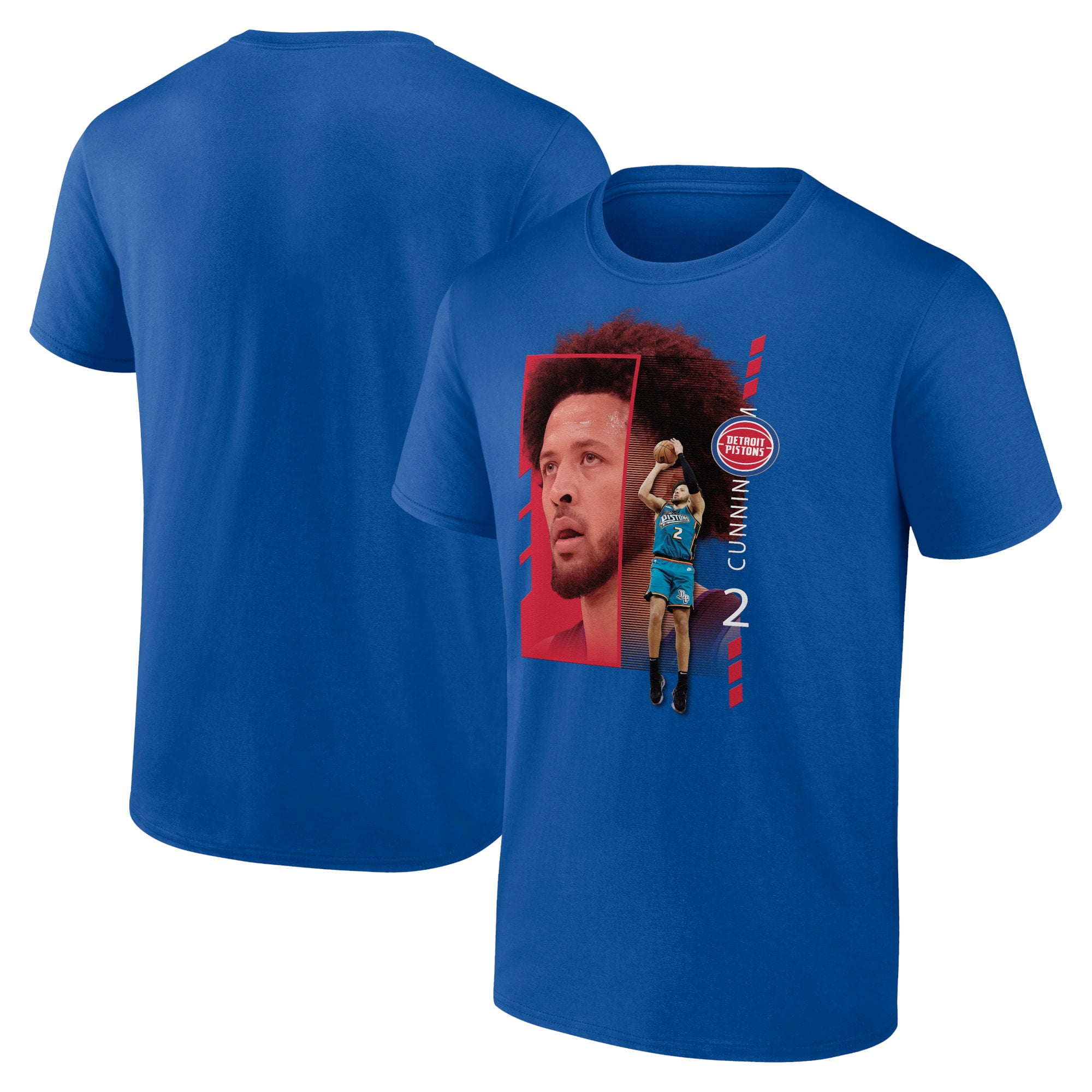 Men's Cade Cunningham Royal Detroit Pistons Jump Pass T-Shirt - Walmart.com