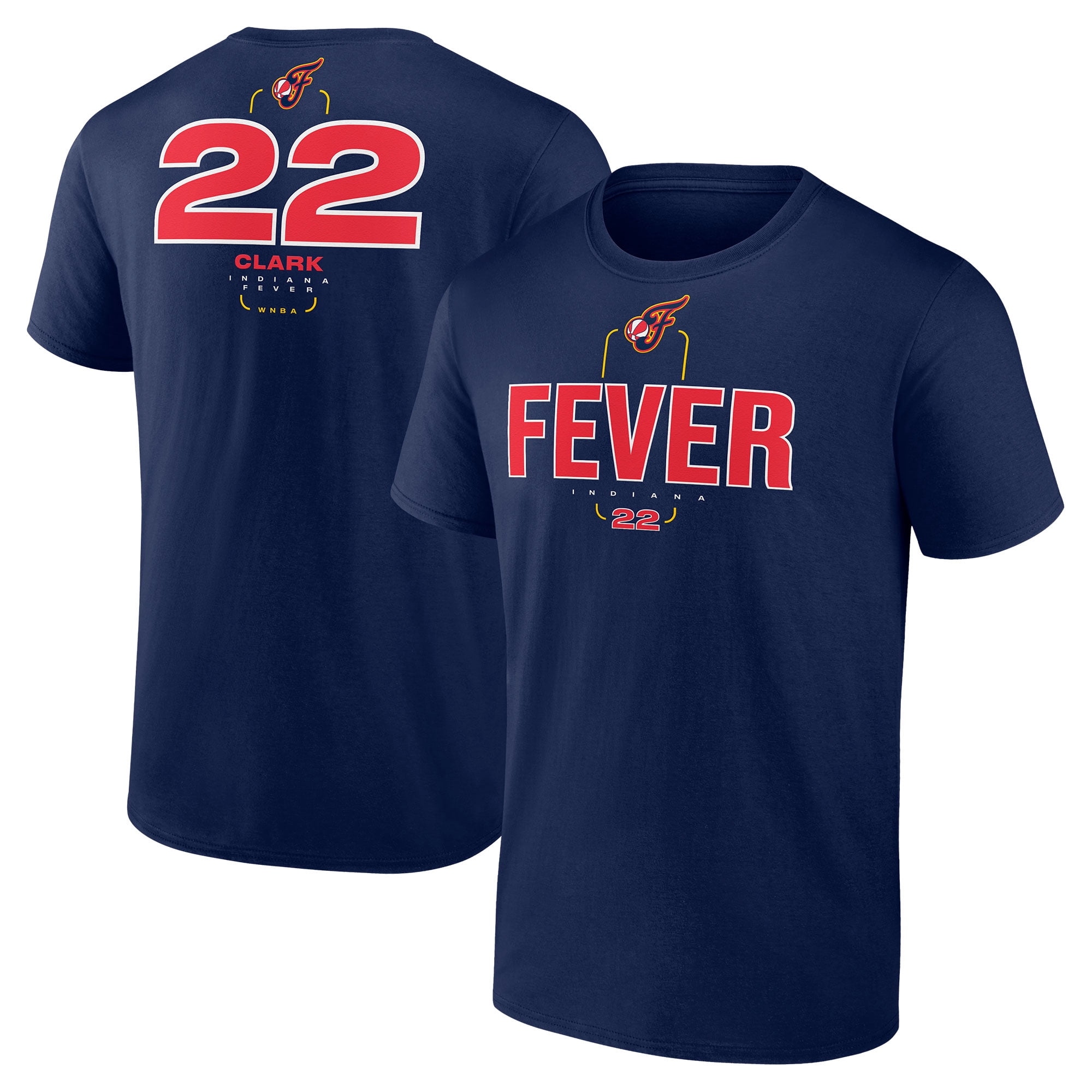Men's Caitlin Clark Navy Indiana Fever Behind the Back Name & Number T ...