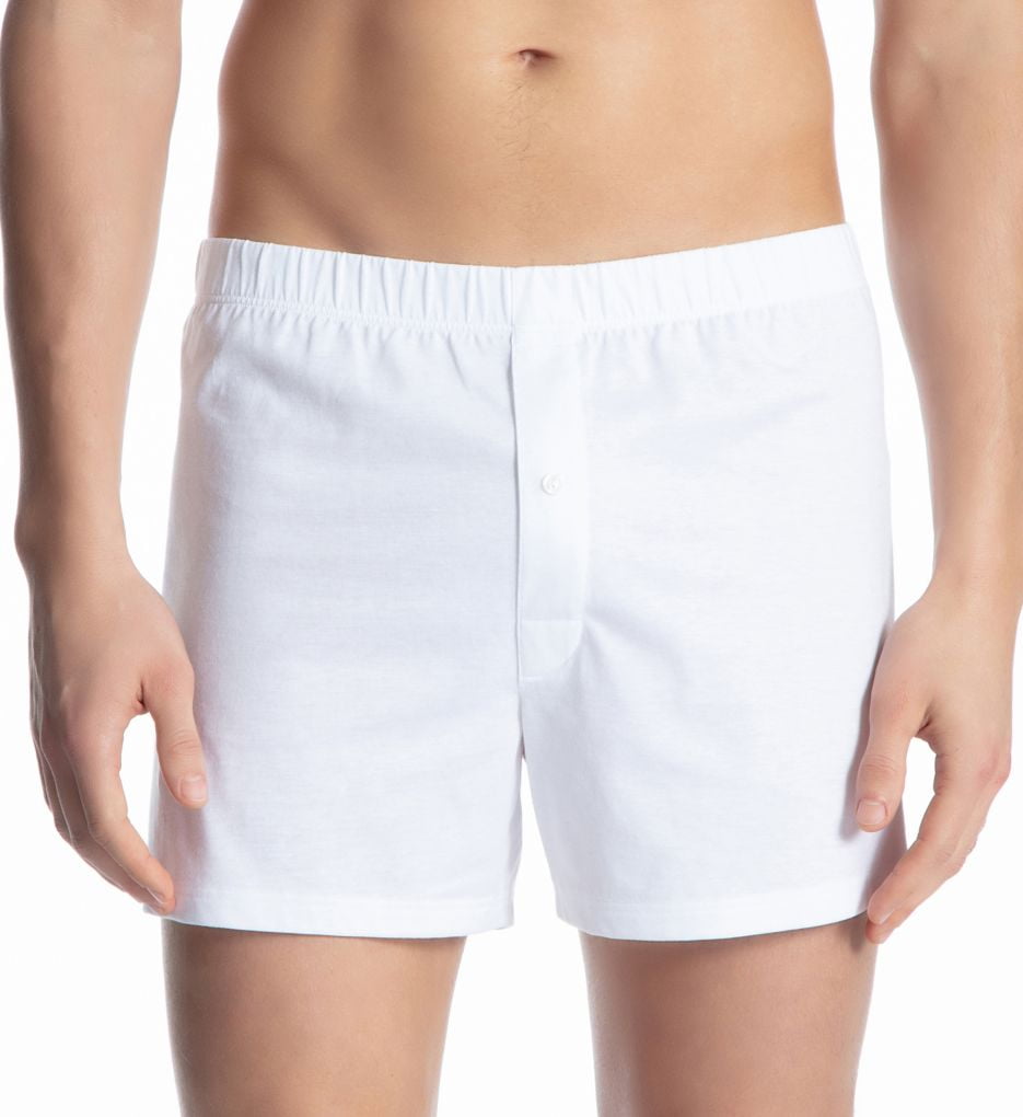 Men's Calida 24090 Cotton Code Boxer (White 2XL) - Walmart.com