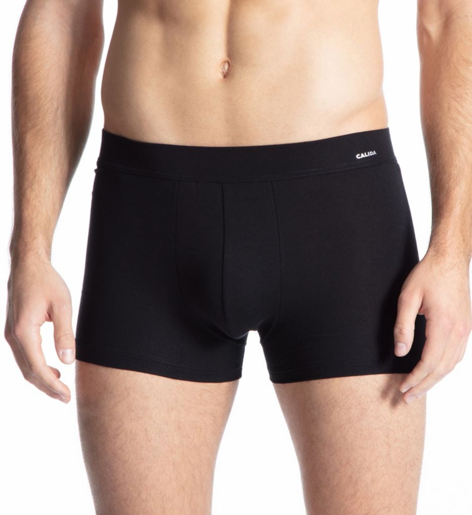 Men's Calida 25590 Cotton Code Boxer Brief (Black M) - Walmart.com