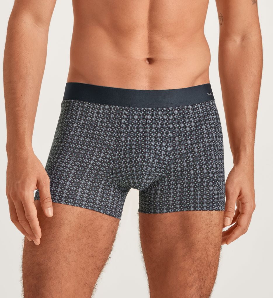 Men's Calida 26189 Cotton Code Design Boxer Brief (Shale Grey XL) - Walmart.com
