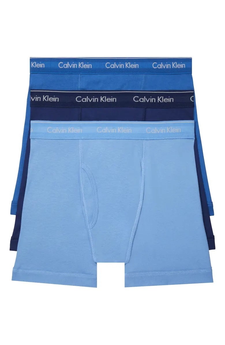 Men's Calvin Klein 3-Pack Cotton Classics Boxer Briefs Color: Medieval ...