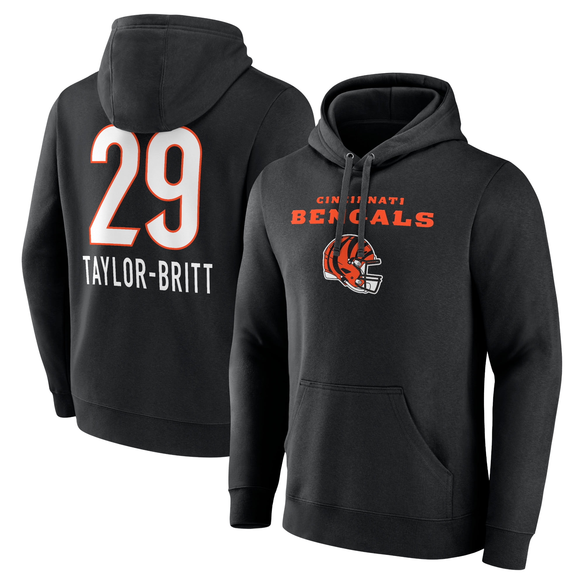 Men's Cam Taylor-Britt Black Cincinnati Bengals Team Wordmark Player ...