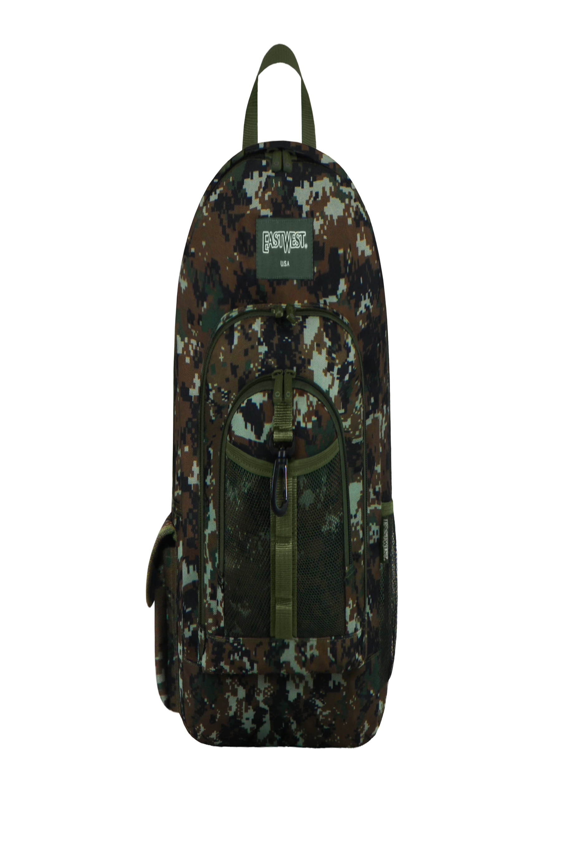 Men's Camo Daypack Backpack with Multiple Pockets and Padded Straps for ...