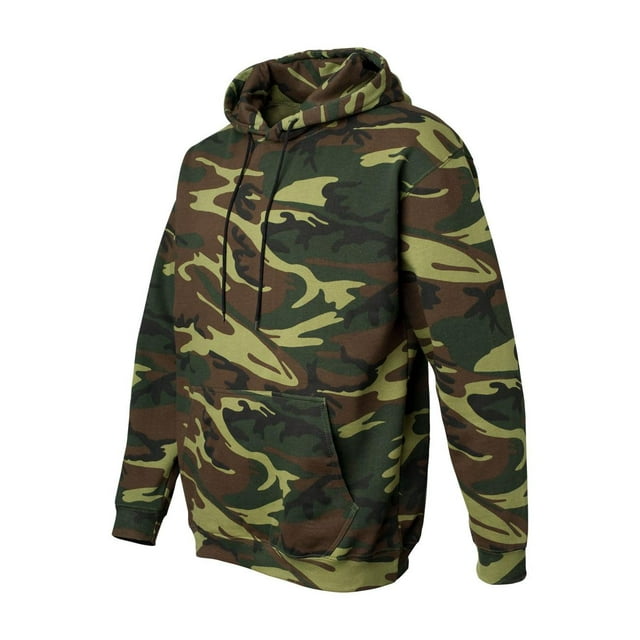 Men's Camo Pullover Fleece Hoodie - Walmart.com