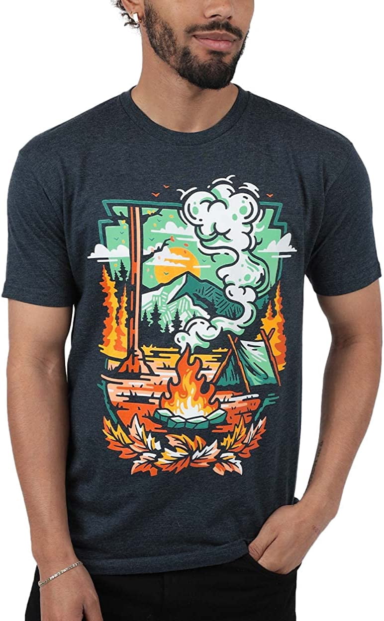 Into The Am Men's Campgrounds Graphic Tees, S - 4XL, Cotton Polyester ...