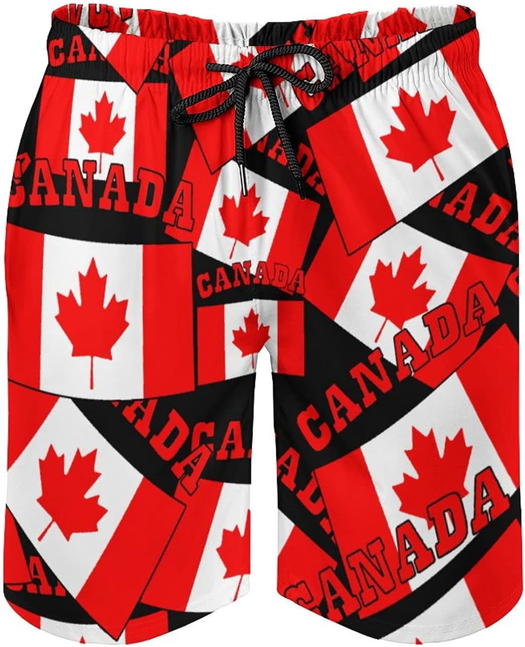 Men's Canada Mapple Leaf Beach Trunks for Men Shorts Swimming Pants ...
