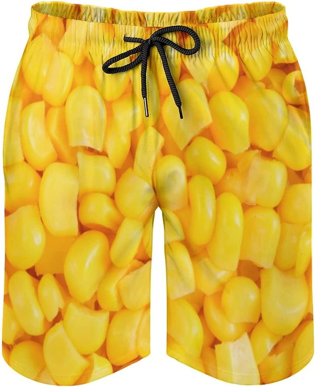 Men's Canned Corn Swim Trunks Quick Dry Beach Pants Board Shorts ...