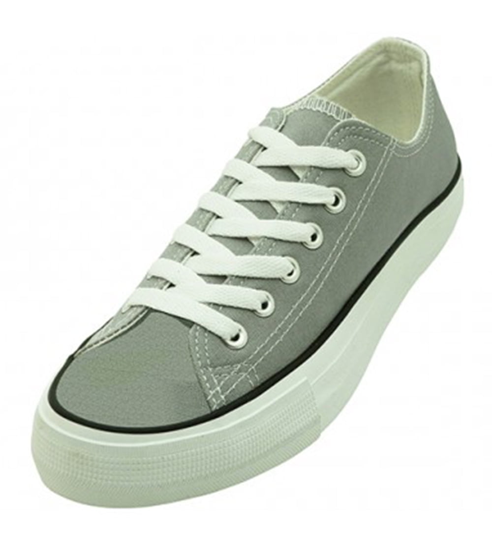 Men's Canvas Sneakers Classic Lace Up Fashion Causal Shoes - Walmart.com
