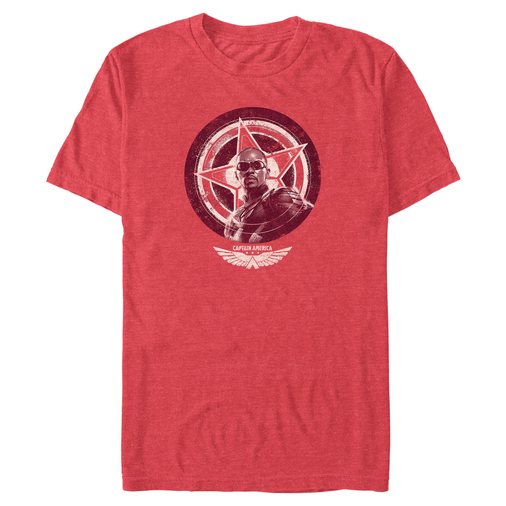 Men's Captain America: Brave New World Sam Wilson Distressed Shield ...