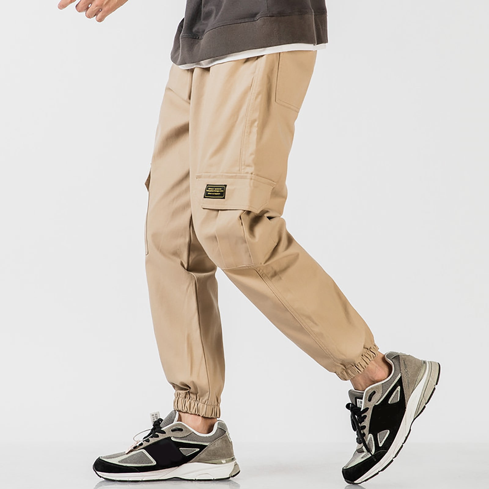 Men's Cargo Pants Baggy Men's Jogger with Pocket Climbing Pants Workout ...