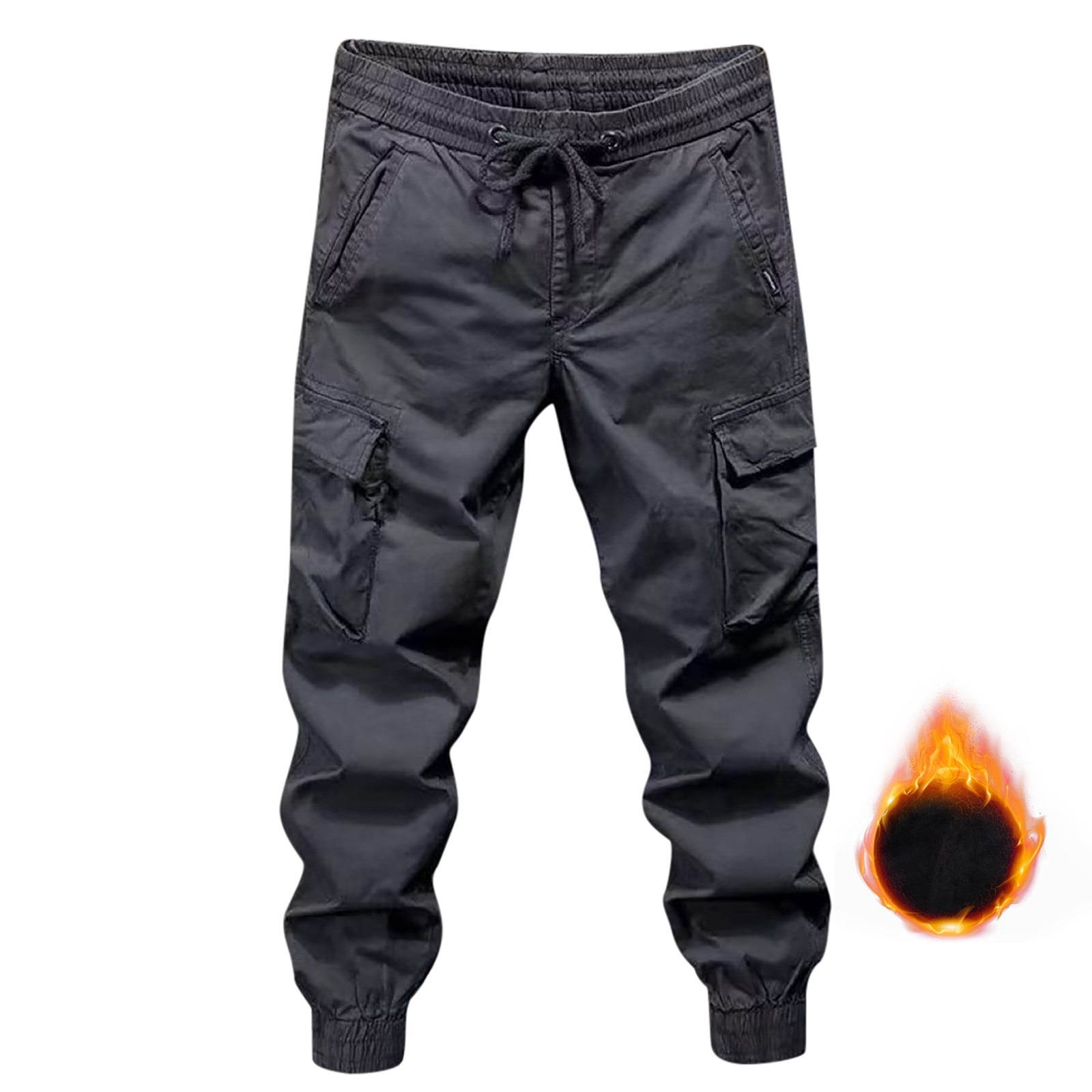 Men's Cargo Pants Boy Men Pants Work Mens with Pockets Foam Cute ...