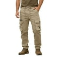 Men's Cargo Pants Casual Cargo Pants Fashion Solid Color Pocket Work ...