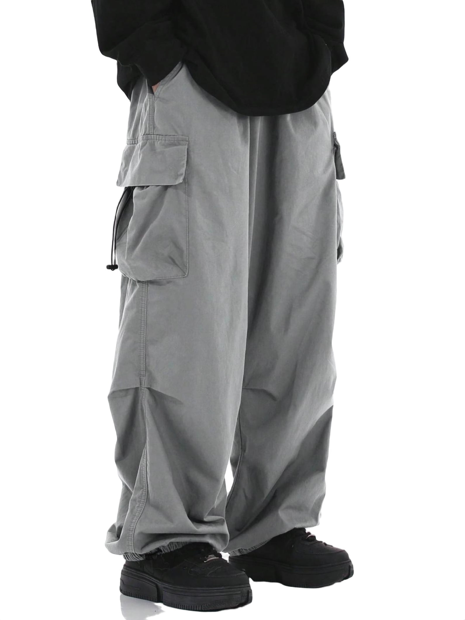 Men's Cargo Pants - High Street Design, Loose Hip Hop Style, Wide Leg ...