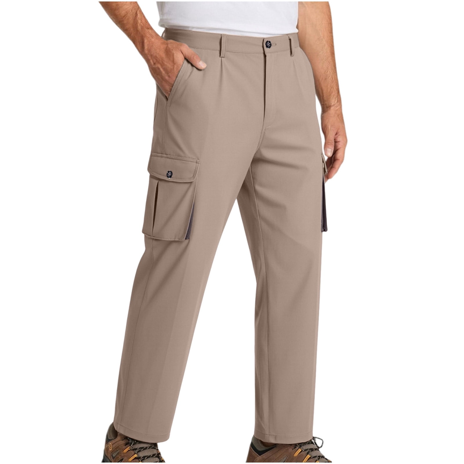 Men's Cargo Pants Quick Dry Water Resistant Trousers Casual Summer ...