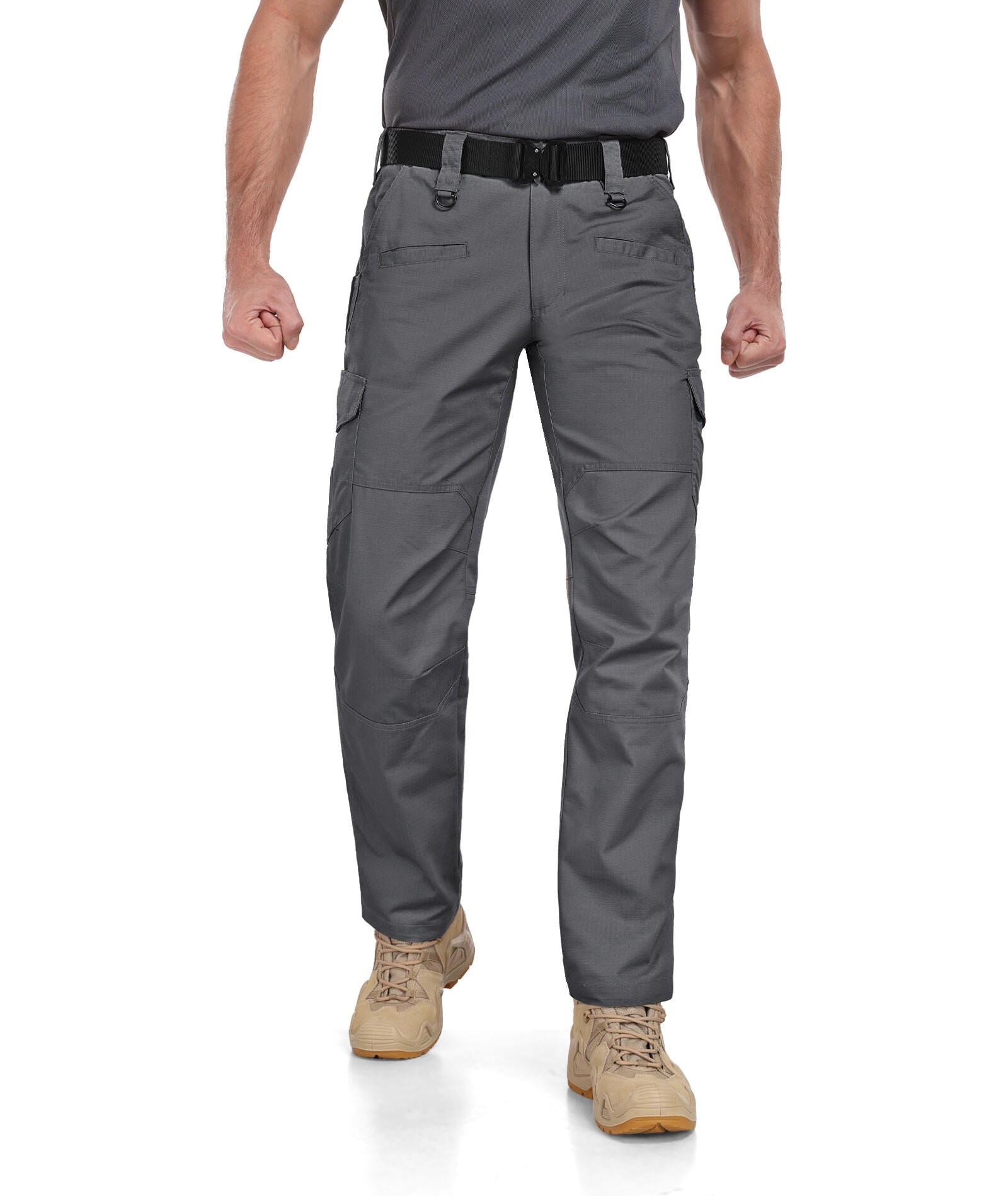 Men's Cargo Pants Ripstop Water Resistant Hiking Work Pants Outdoor ...