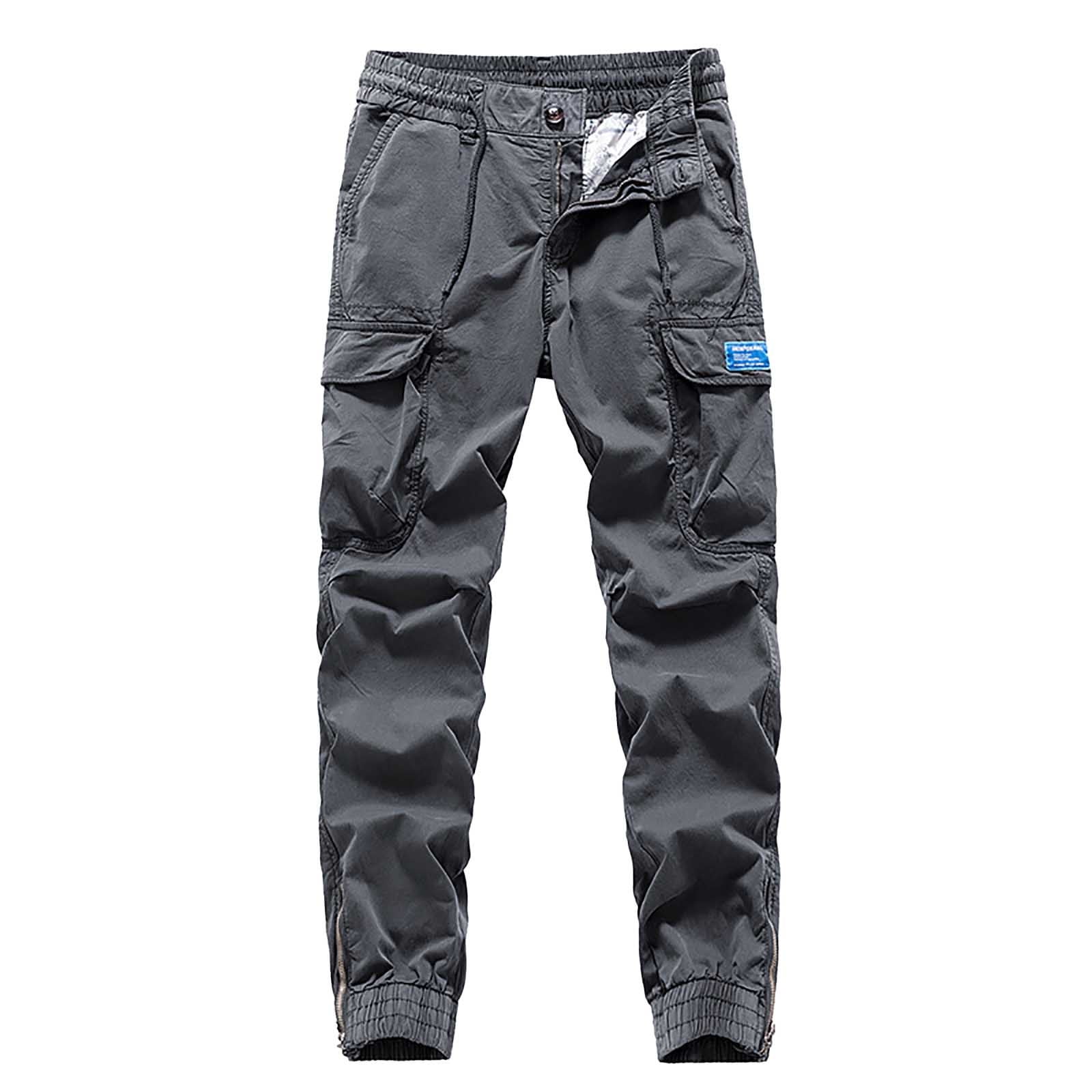 Men's Cargo Pants Work Clothes for Men Construction Men's Work Pants ...
