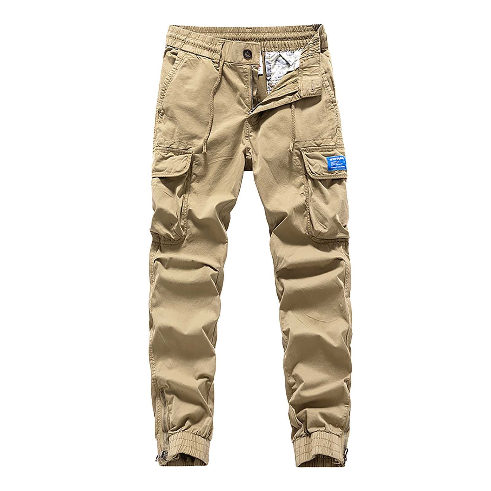 Men's Cargo Pants Work Clothes for Men Construction Men's Work Pants ...