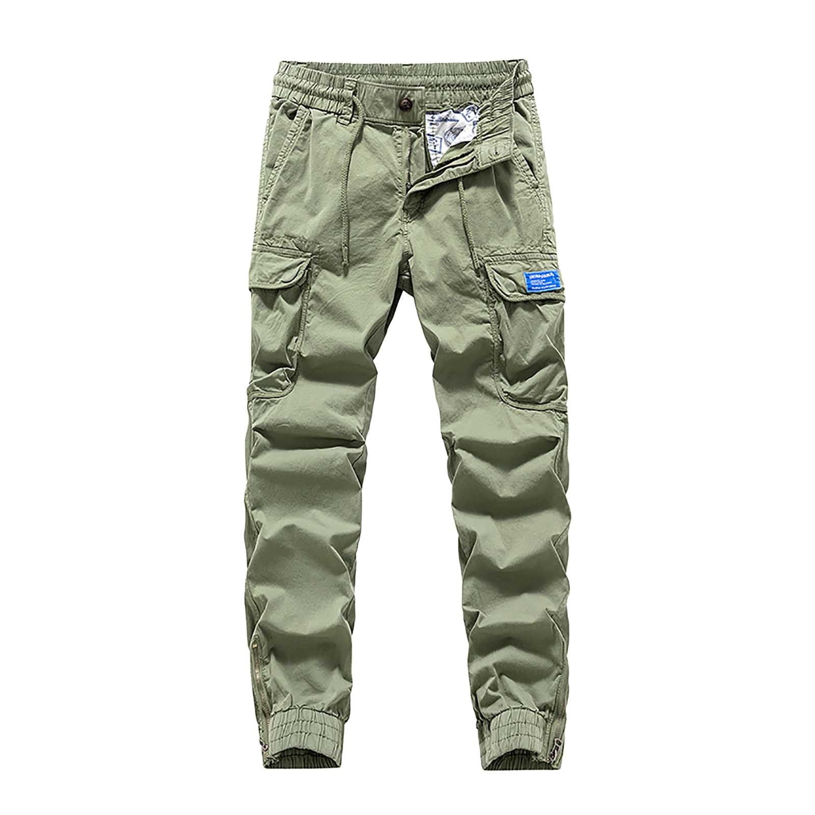 Men's Cargo Pants Work Clothes for Men Construction Men's Work Pants ...
