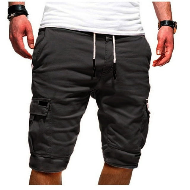 Men's Cargo Shorts Plus Size Big and Tall Cargo Shorts Multi-Pockets ...