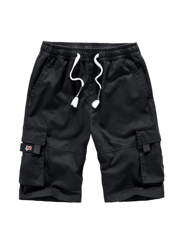 Draw String Cargo Shorts