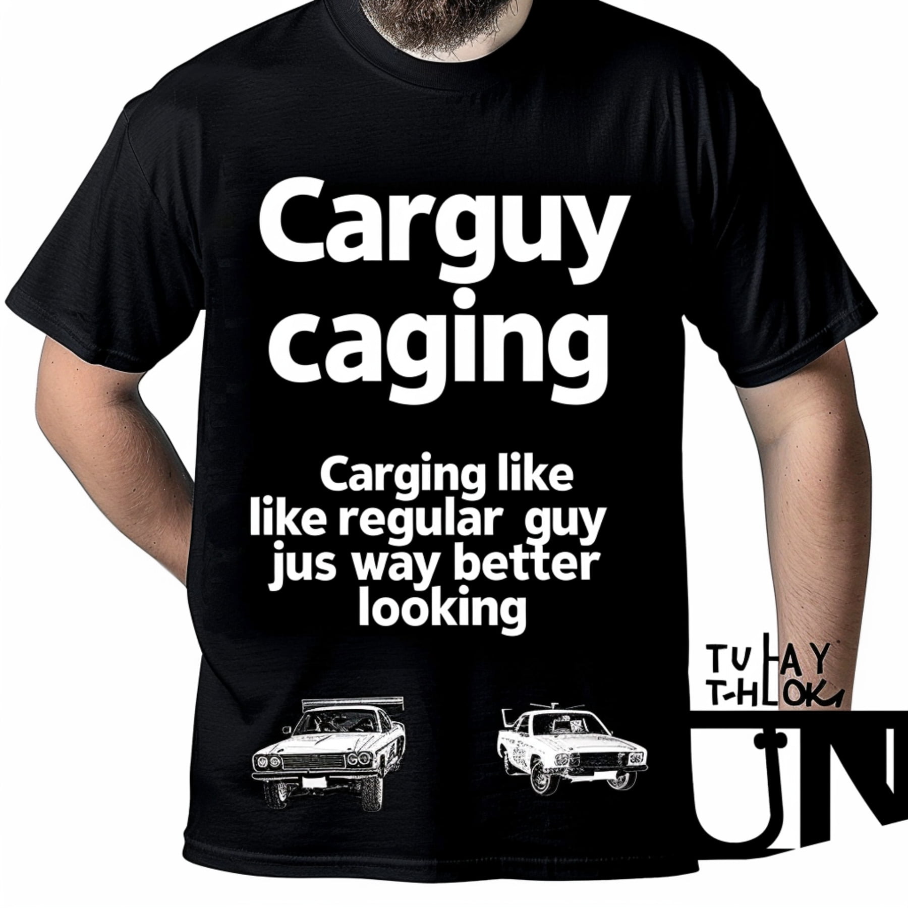 Men's Carguy Definition T Shirt Caging Like Regular Guy Defined C ...