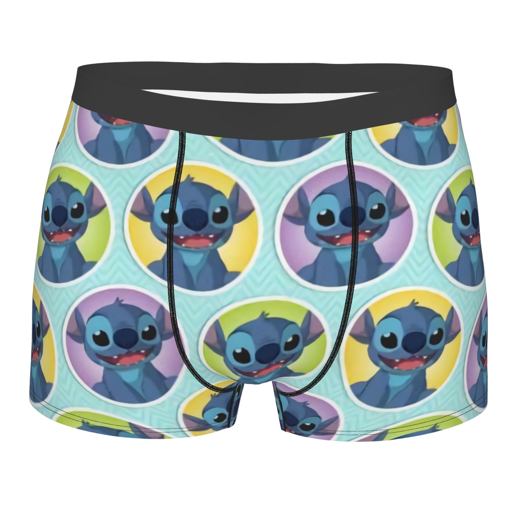 Men's Cartoon Stitch Boxer Briefs Funny Boxer Shorts Hilarious Gag ...