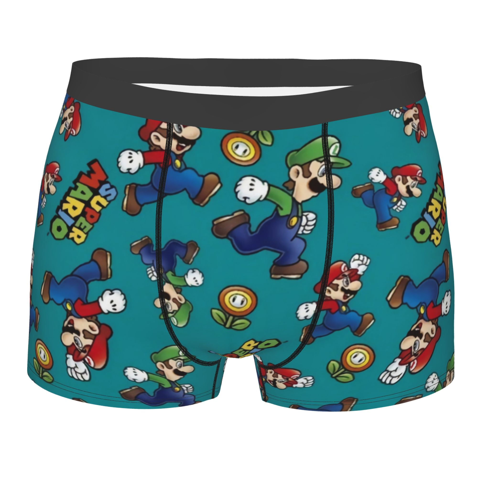 Men's Cartoon Super-Mario Boxer Briefs Funny Boxer Shorts Hilarious Gag ...
