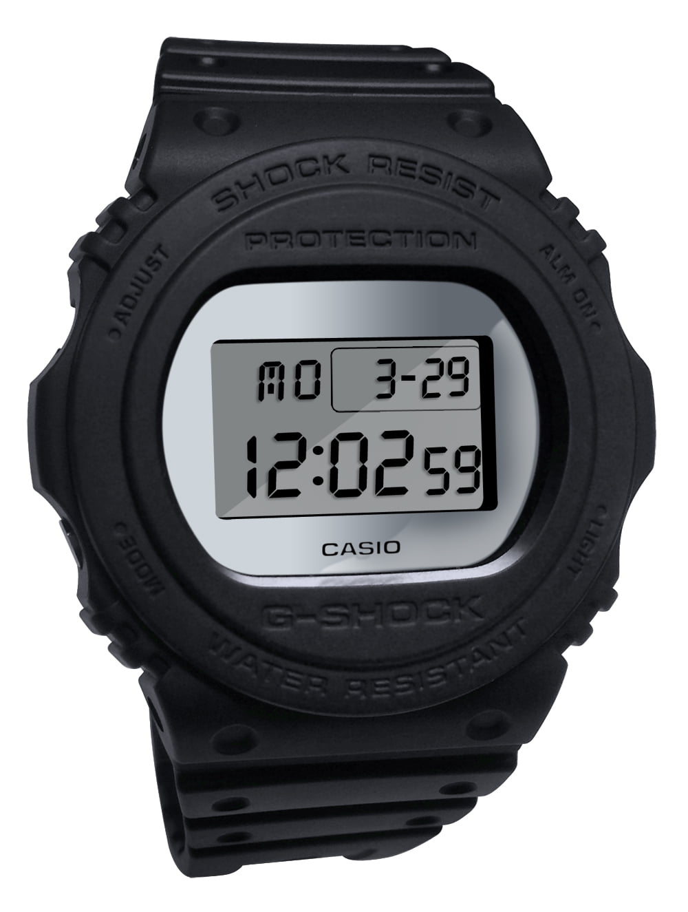Men's Casio G-Shock Classic Mirror Face Digital Sports Watch DW5700BBMA ...