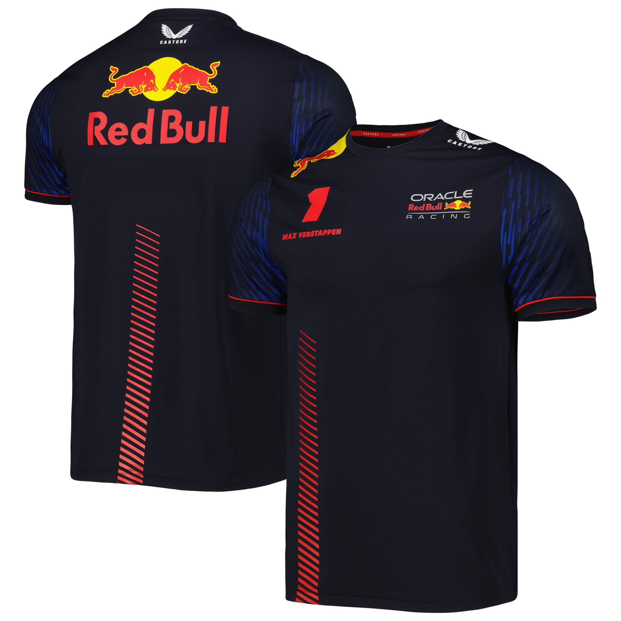 Castore Men's Max Verstappen Red Bull Racing 2023 T-Shirt, Navy ...