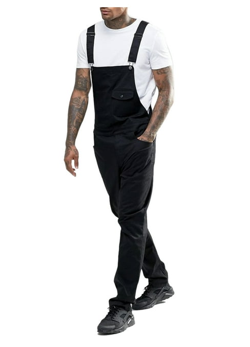 Big Men's 100% Cotton Rigid Denim Bib Overall - Walmart.com