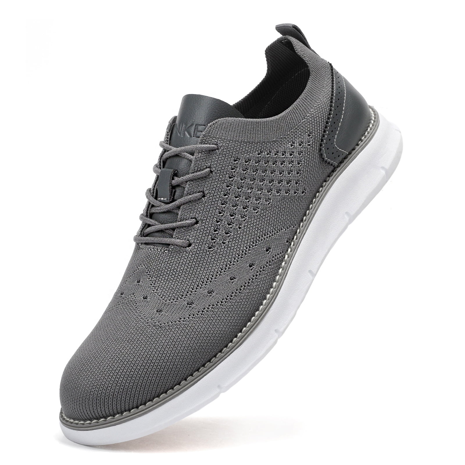 Men's Casual Dress Oxfords Shoes Breathable Knit Leisure Wide Fashion ...