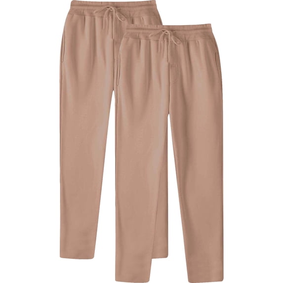 Men's Casual Hop Track Pants Solid Color Workout Joggers With Lace Up ...