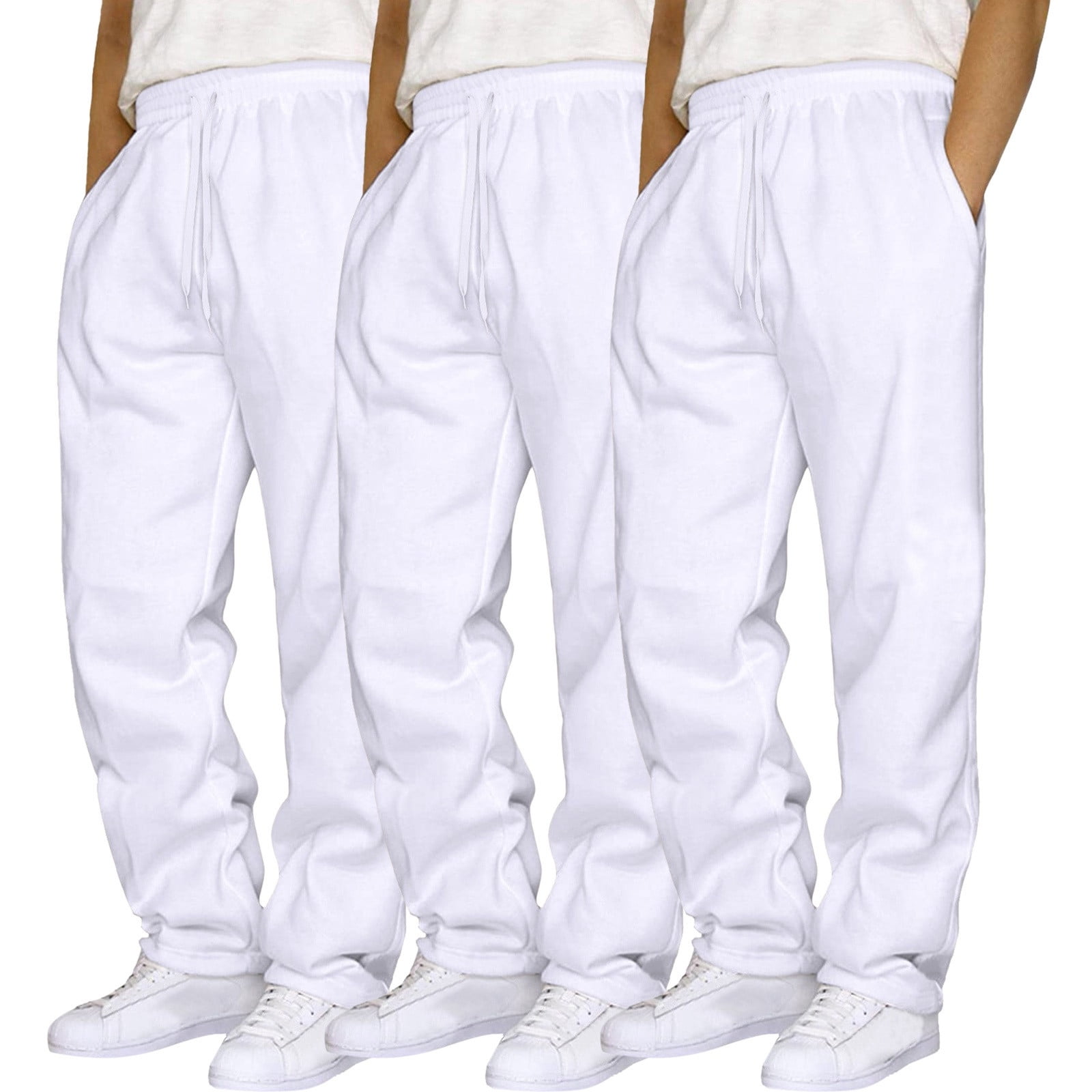 Men's Casual Hop Track Pants with Lace up Design and Functional Pocket ...