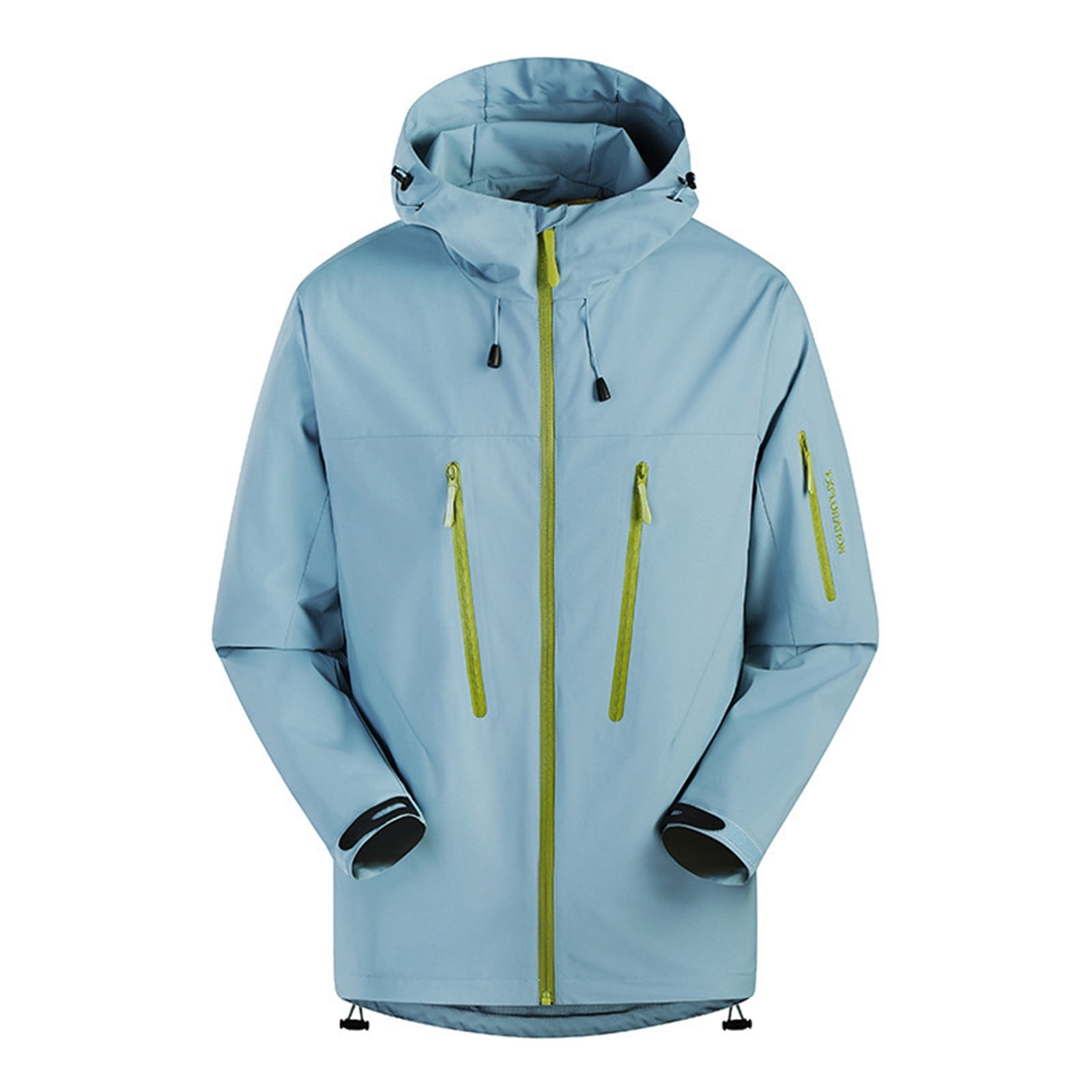 Men's Casual Jackets Lightweight Hooded Rain Jacket for Outdoor ...